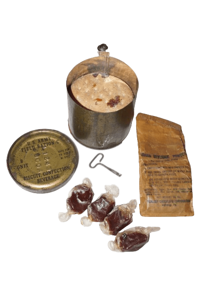 US ARMY FIELD RATION C COCOA 1943 PLEINE OUVERTE - Thevictorypx
