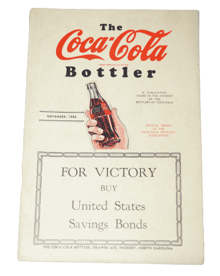 LIVRET COCA COLA BOTTLER 1942 WAR BONDS - Thevictorypx